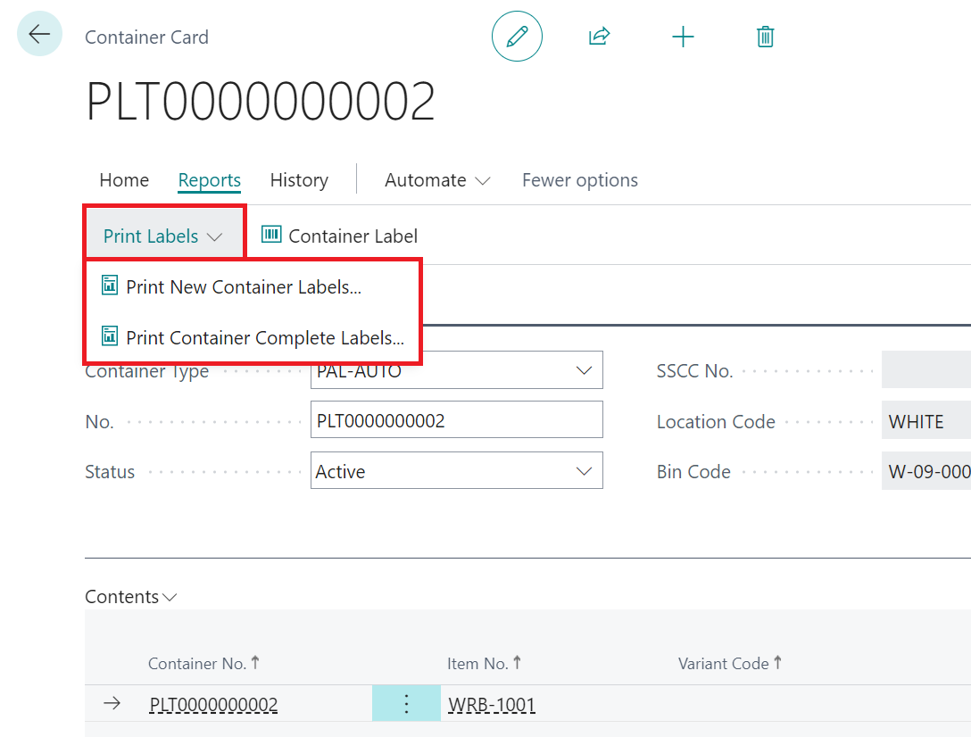 Clever Dynamics - Container Labels